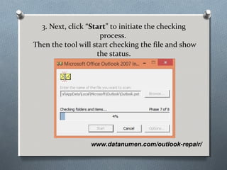 2 Methods to Fix Outlook Error "Errors have been Detected in the file xxxx.pst" | PPT