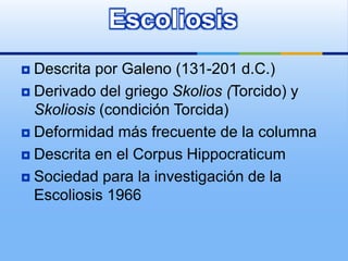 14 escoliosis | PPTX