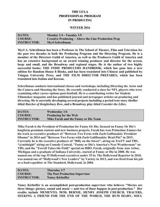 2016 WPPP Curriculum (Final) | PDF | Movies | Entertainment