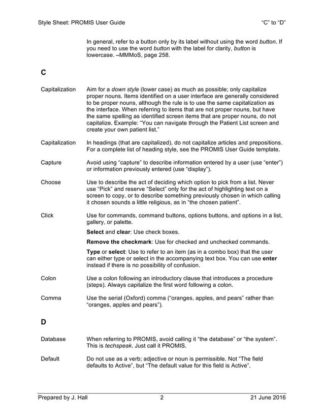 PROMIS Style Guide | PDF