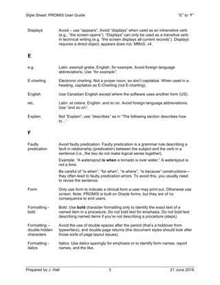 PROMIS Style Guide | PDF