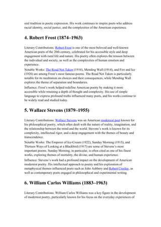 14 Famous American Poets of the 20th Century.docx