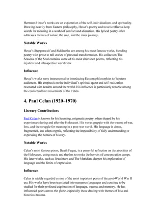 14 Famous German Poets of the 20th Century.docx