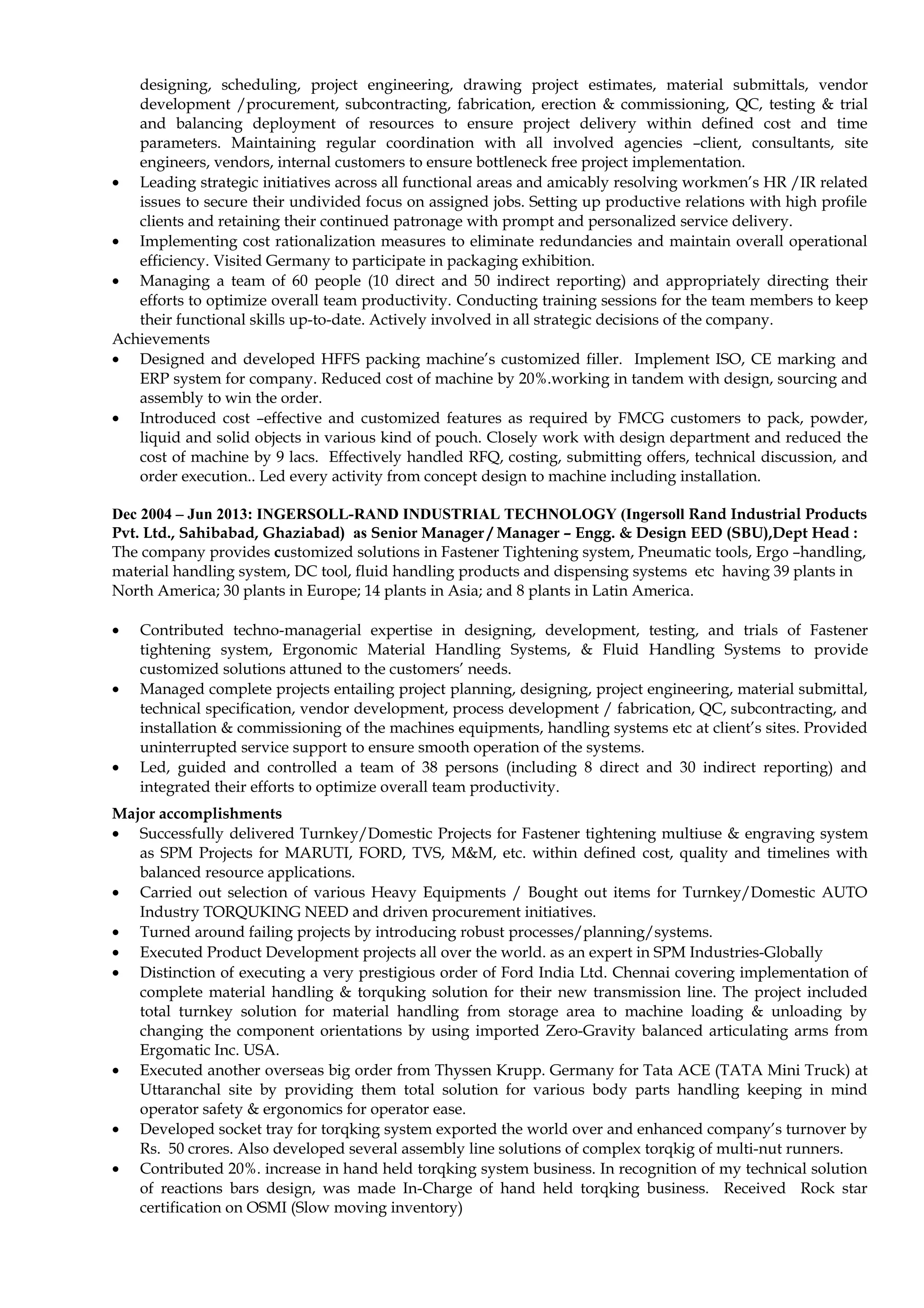 DK VERMA-DESIGN, R&D, PROJECTS 080616 | DOC