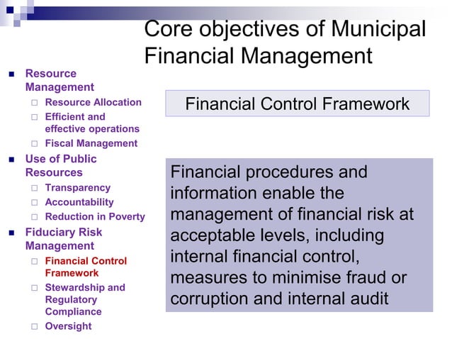 Financial Performance Indicators for Municipal Bodies | PPT