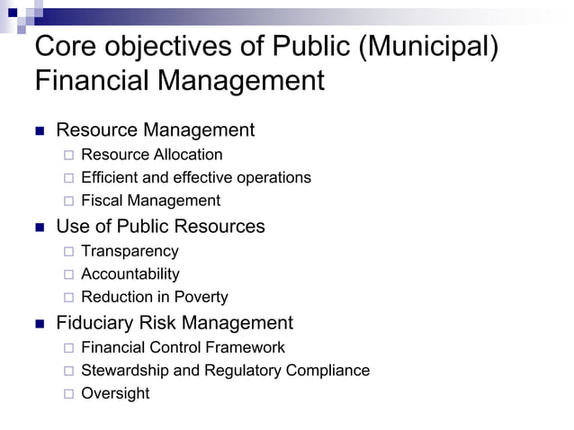 Financial Performance Indicators for Municipal Bodies | PPT