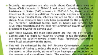 14th finance commission of India | PPTX
