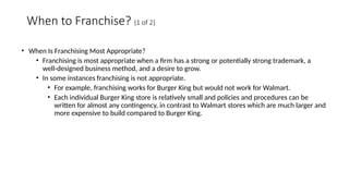 14 Frenchising (1) lecture notes........ | PPTX