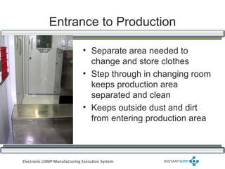 InstantGMP Compliance Series - Facility Areas | PPT
