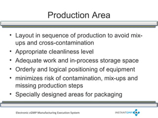 InstantGMP Compliance Series - Facility Areas | PPT