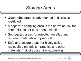 InstantGMP Compliance Series - Facility Areas | PPT