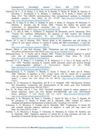 Growth inhibitory effects of vitamin k2 (menaquinones mk4) on bladder ...