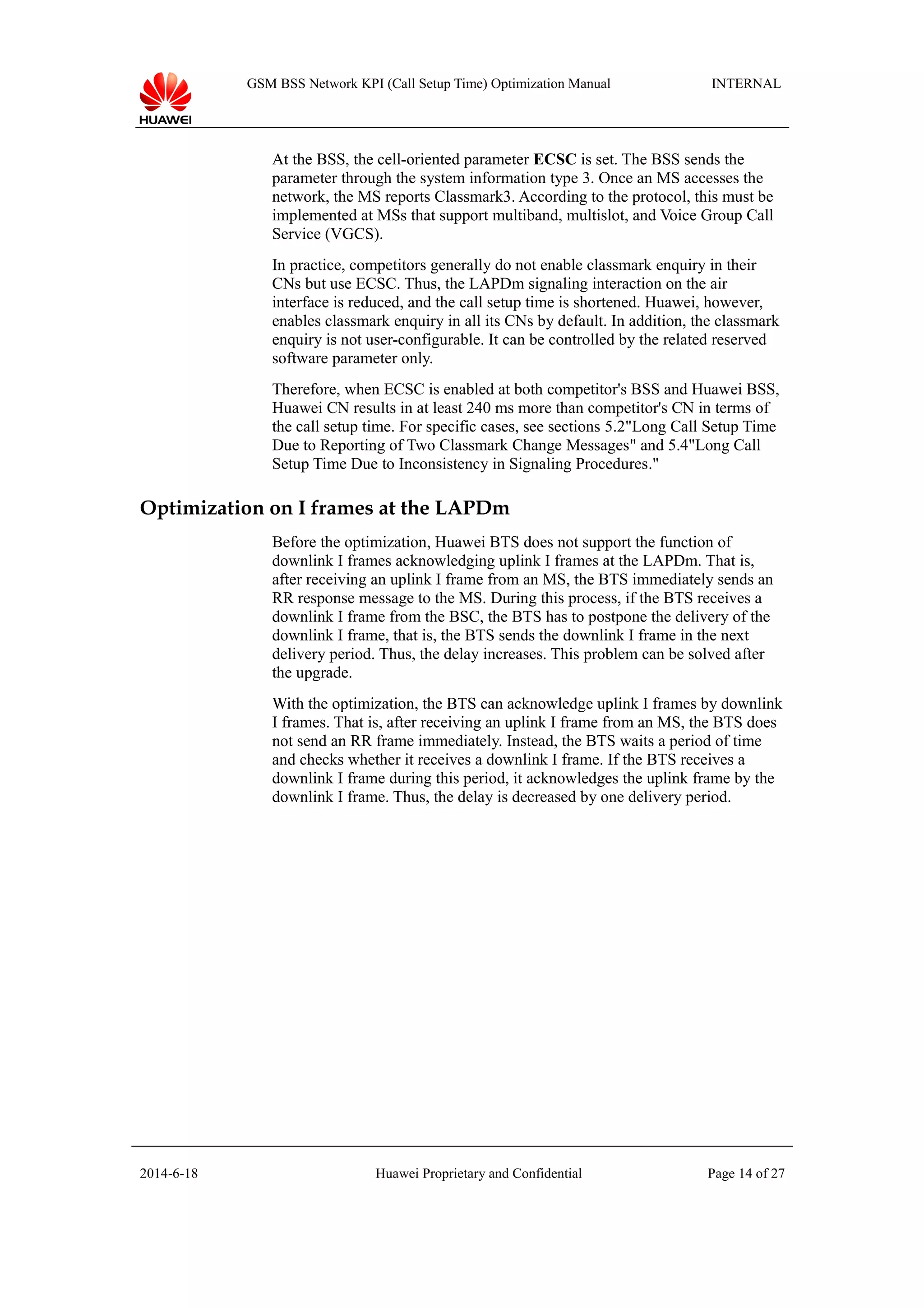 14 gsm bss network kpi (call setup time) optimization manual[1].doc