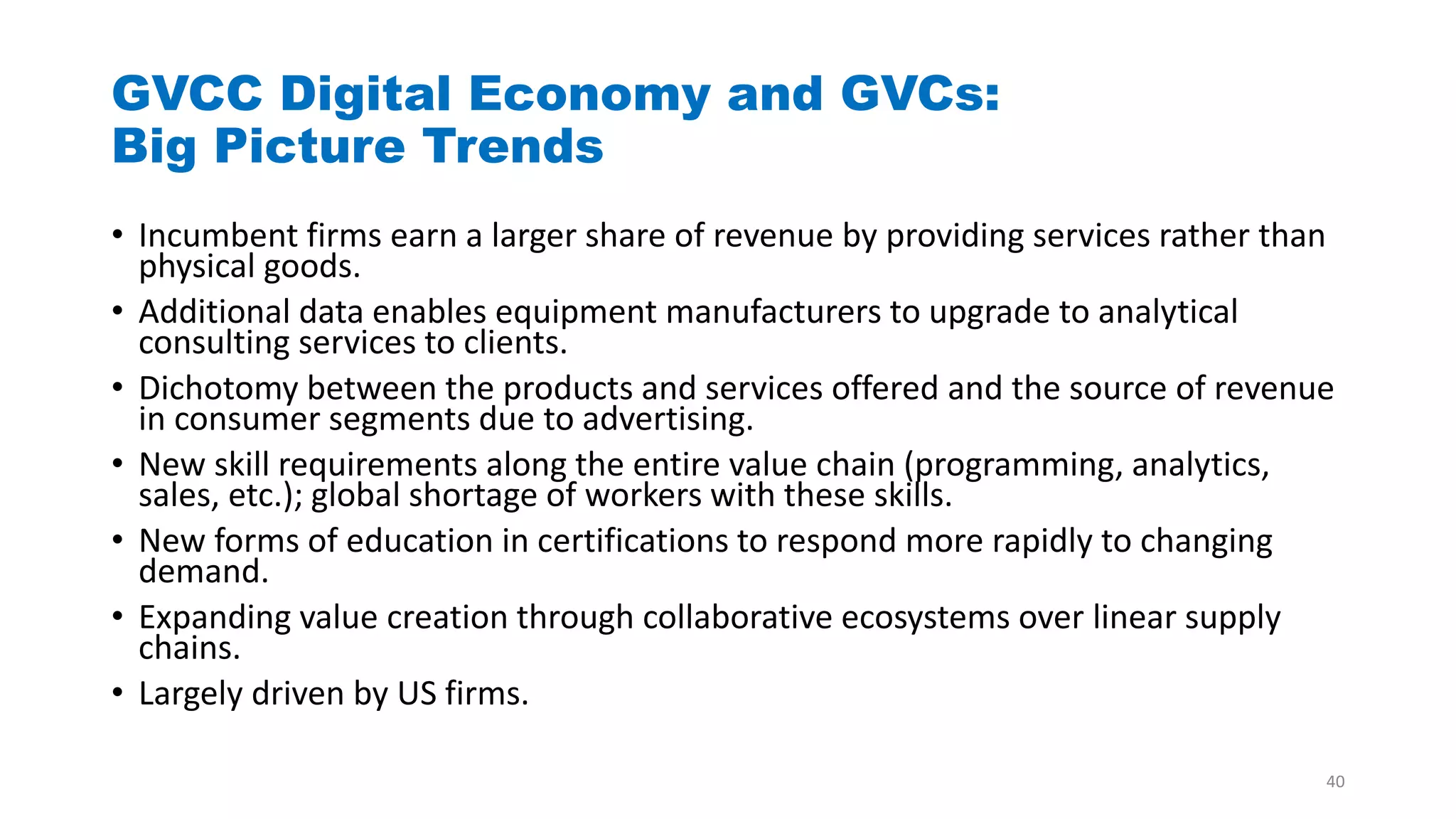 Global Value Chain (GVC) in the Digital Economy | PPTX