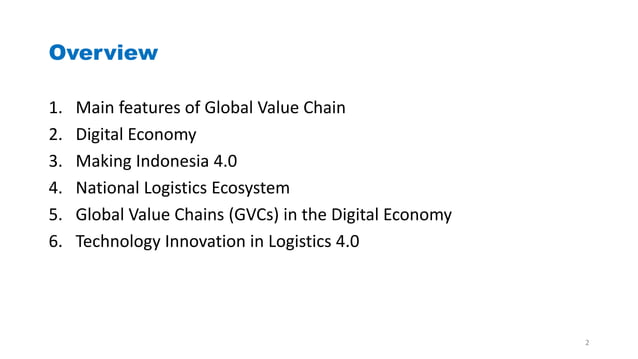 Global Value Chain (GVC) in the Digital Economy | PPTX