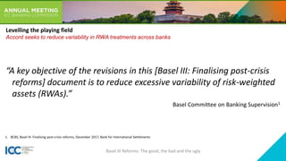 #BCMeeting2019: Basel III Reforms | PPTX | Business Accounting & Finance | Business