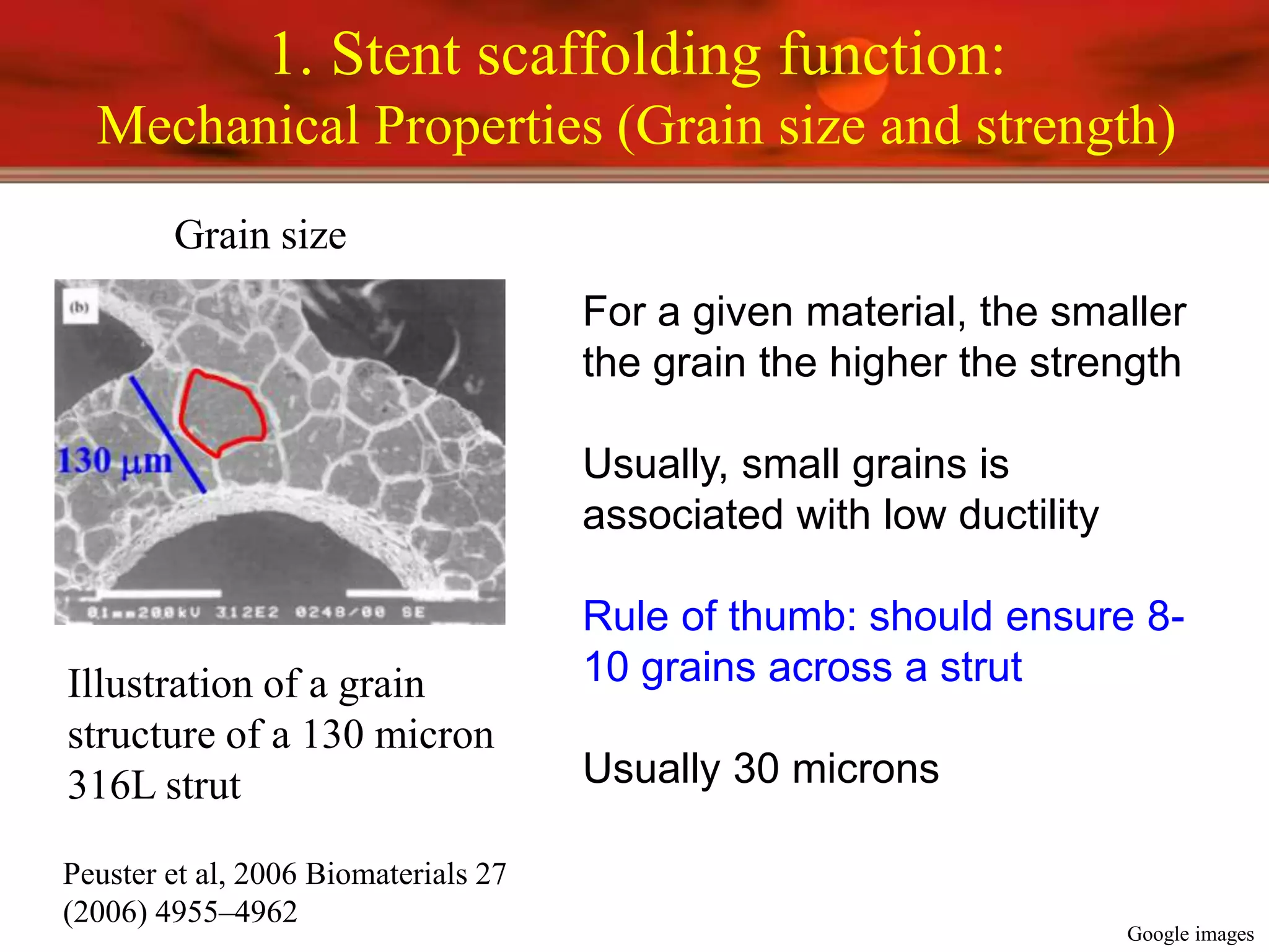 PCI & AimRadial 2018 | Biomechanics of biodegradable stents: a primer ...