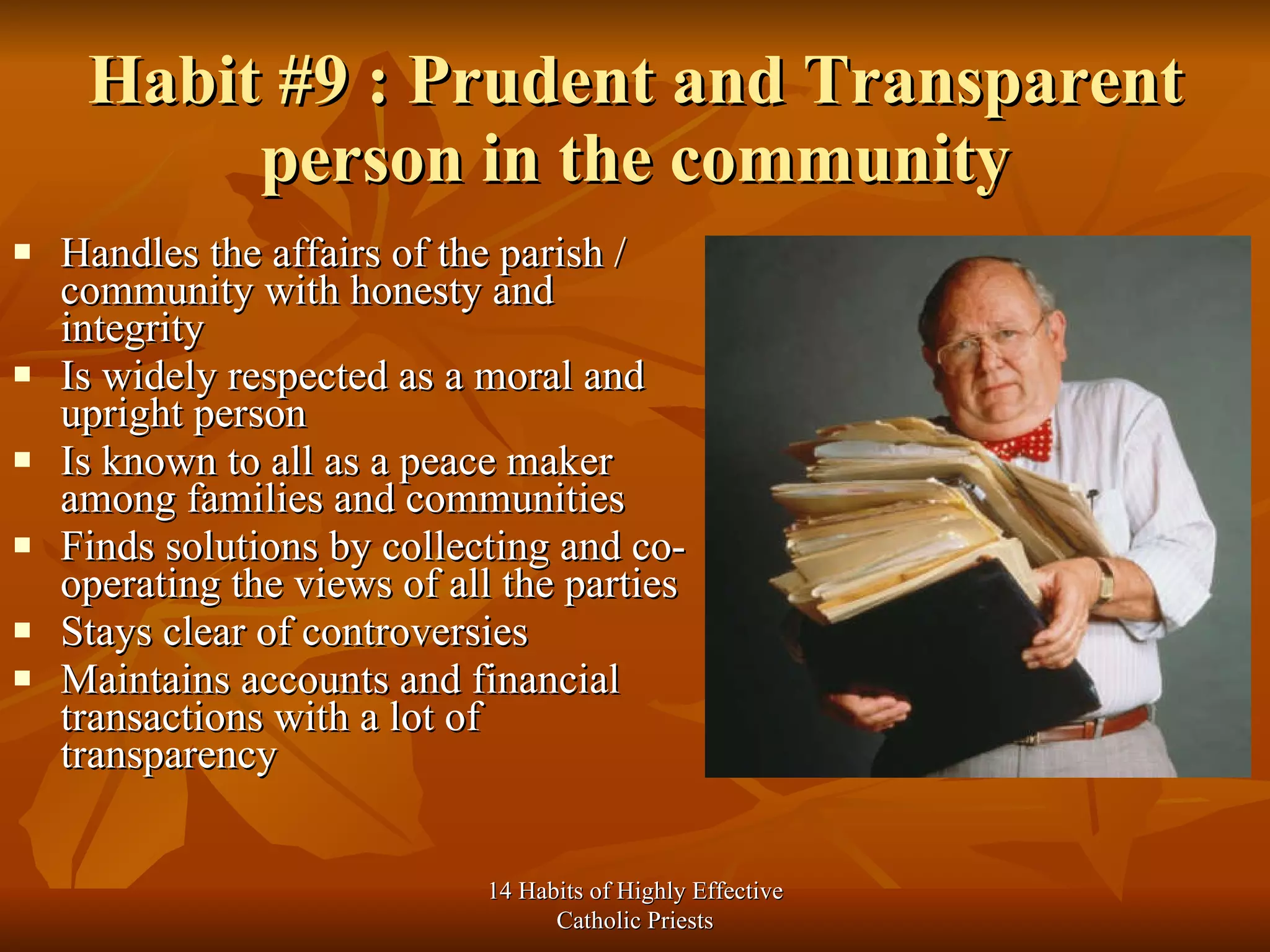 14 Habits Of Highly Effective Catholic Priest | PPS