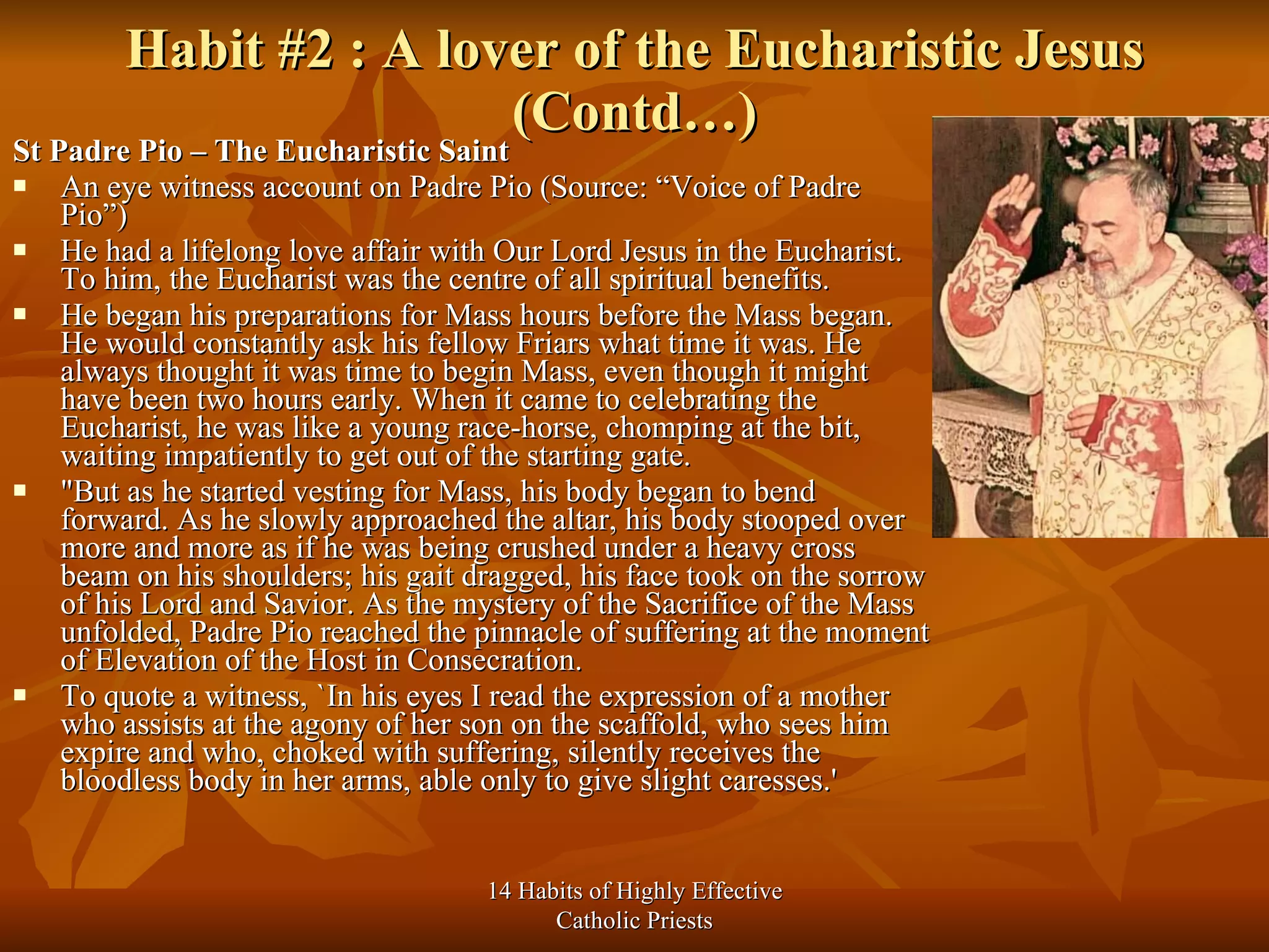 14 Habits Of Highly Effective Catholic Priest | PPS