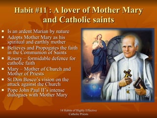 14 Habits Of Highly Effective Catholic Priest | PPS | Spirituality ...
