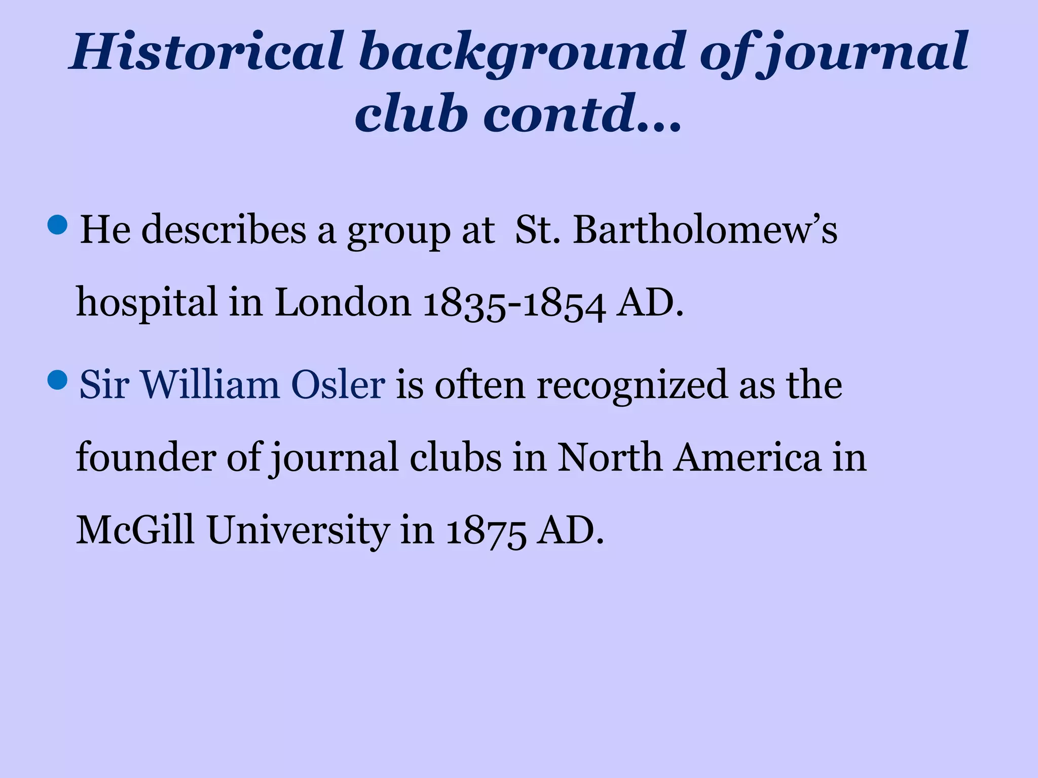 How to present a journal club | PPT