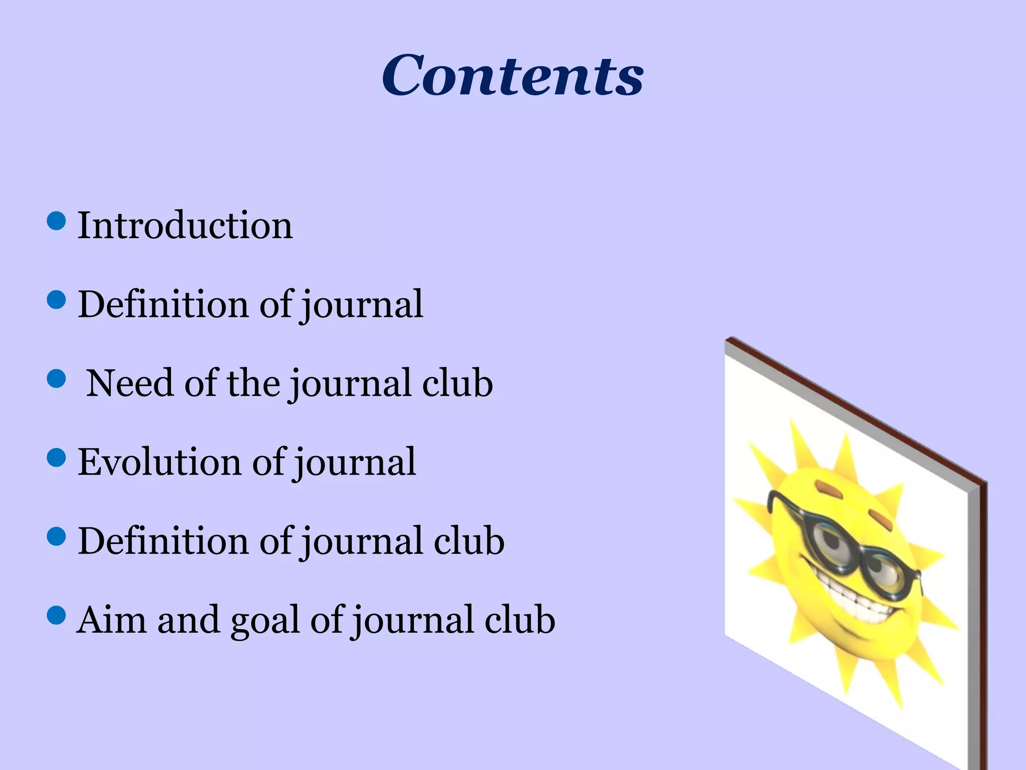 How to present a journal club | PPT