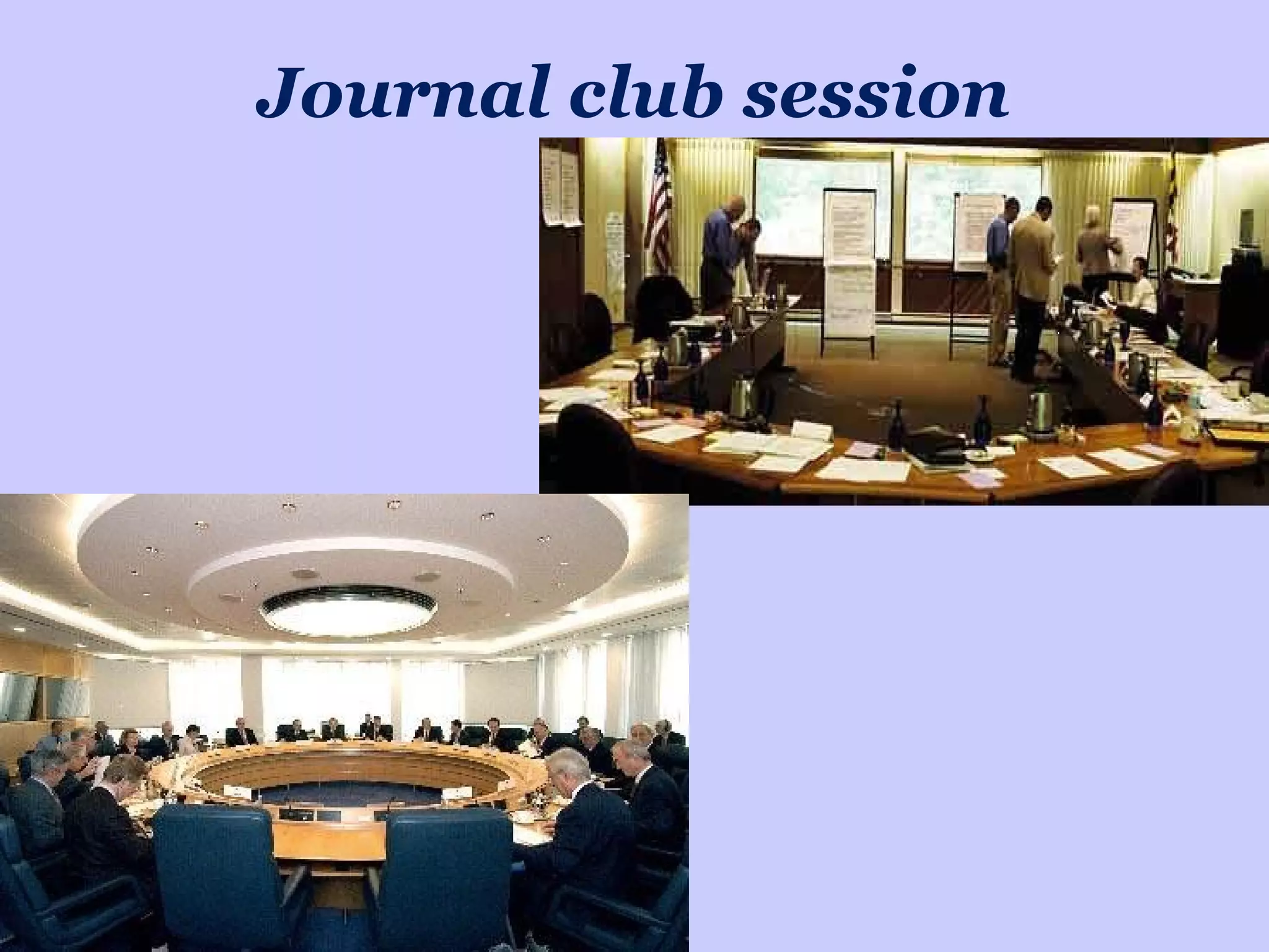 How to present a journal club | PPT