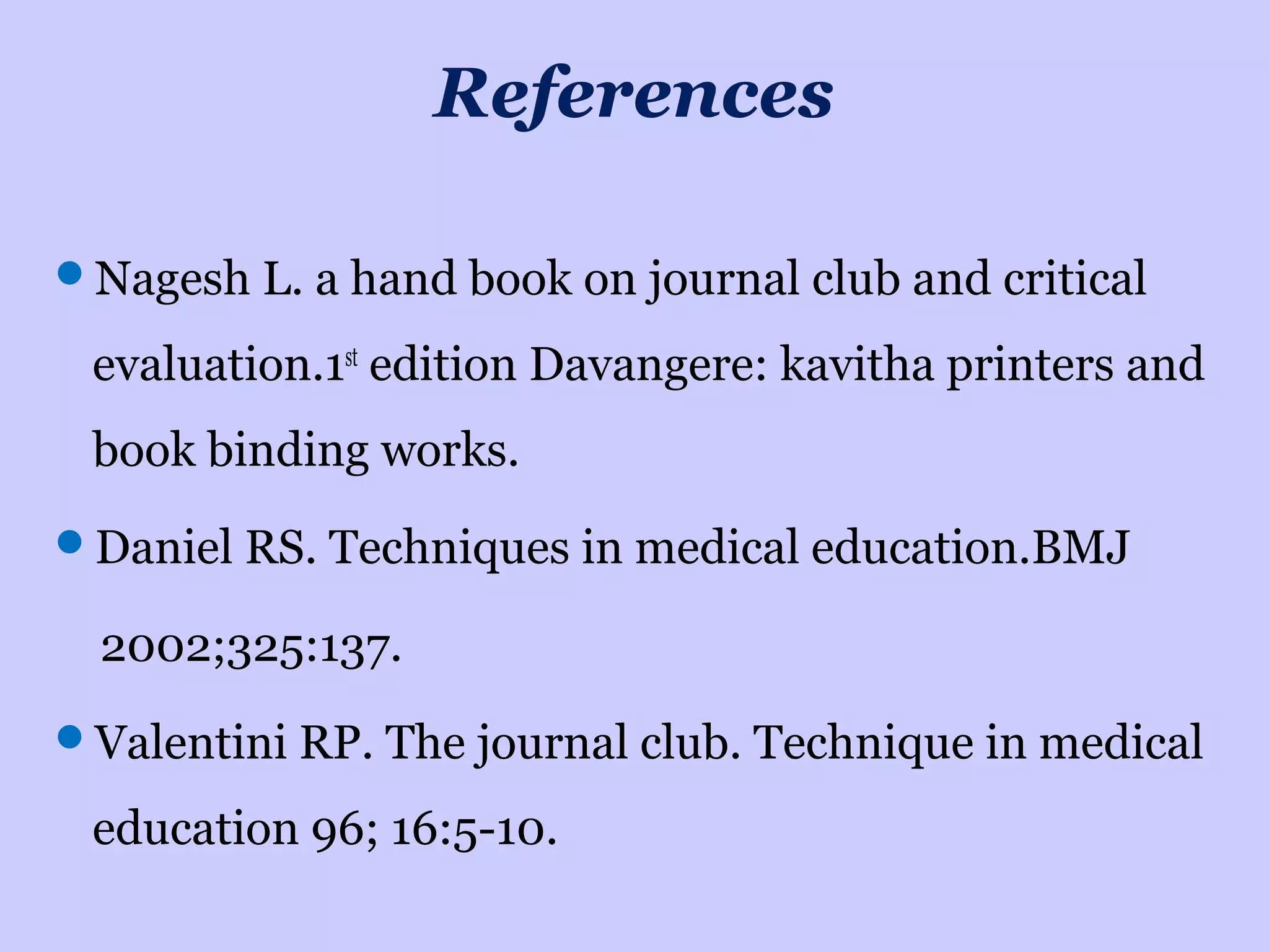 How to present a journal club | PPT
