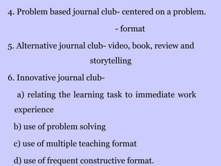 How to present a journal club | PPT