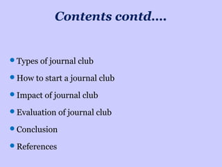 How to present a journal club | PPT