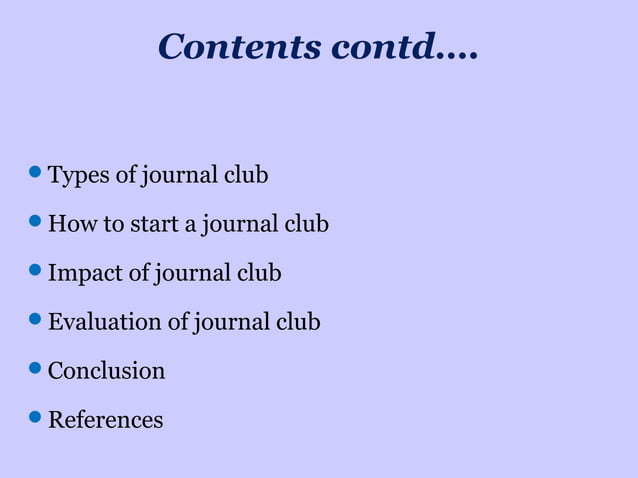 How to present a journal club | PPT