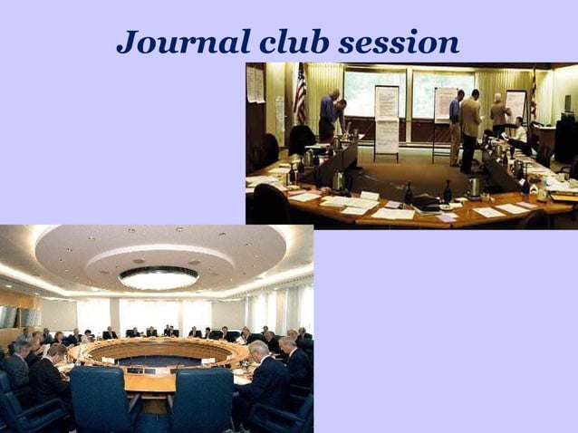 How to present a journal club | PPT