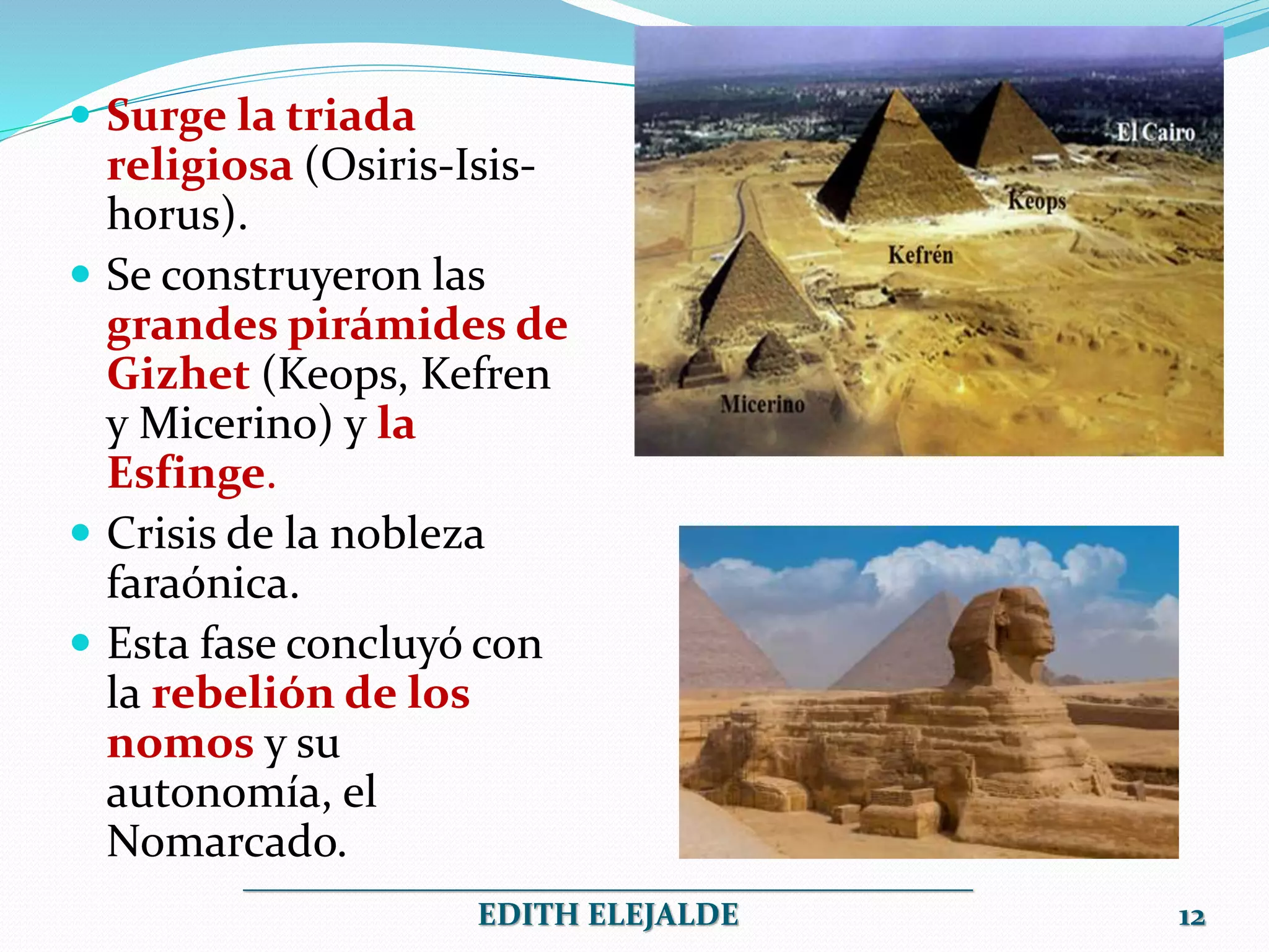 IMPERIO ANTIGUO EN EGIPTO | PPTX