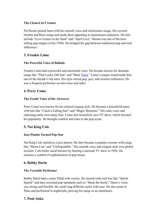 14 Influential Male Pop Singers of the 1950s You Must Know Today.docx
