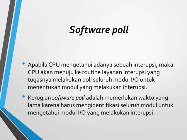 Mikroprosesor & Interfacing, Bab Input dan Output | PPTX
