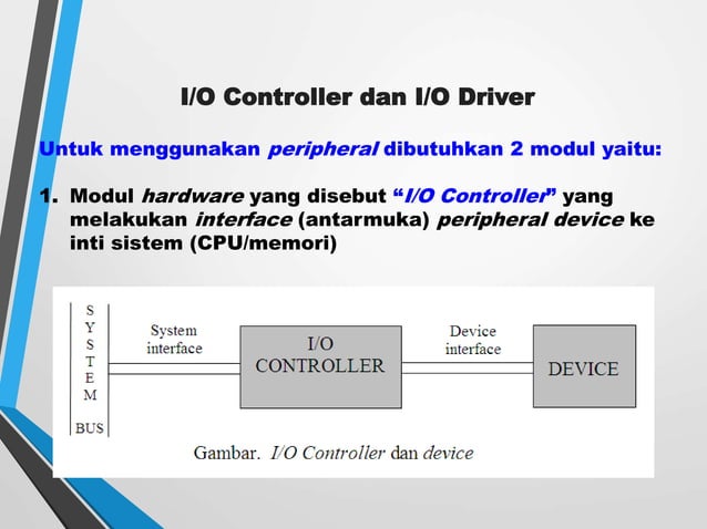 Mikroprosesor & Interfacing, Bab Input dan Output | PPTX