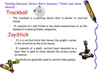 Input Output devices | PPT