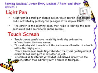 Input Output devices | PPT