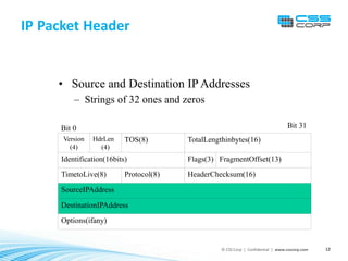 14 IP Header.pptx | Computer Networking | Computing