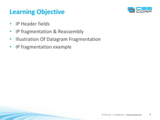 14 IP Header.pptx | Computer Networking | Computing