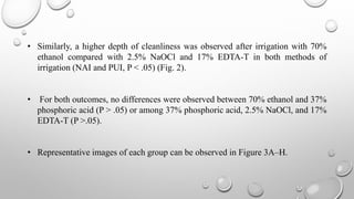 final endodontic irrigation with ethanol | PDF
