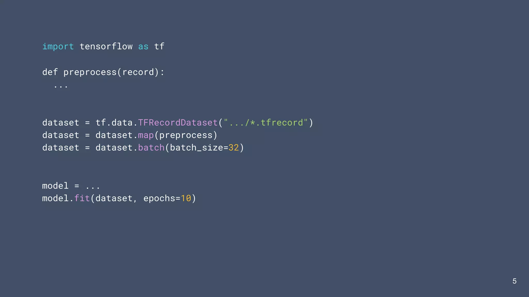 Tfdata Tensorflow Input Pipeline Ppt