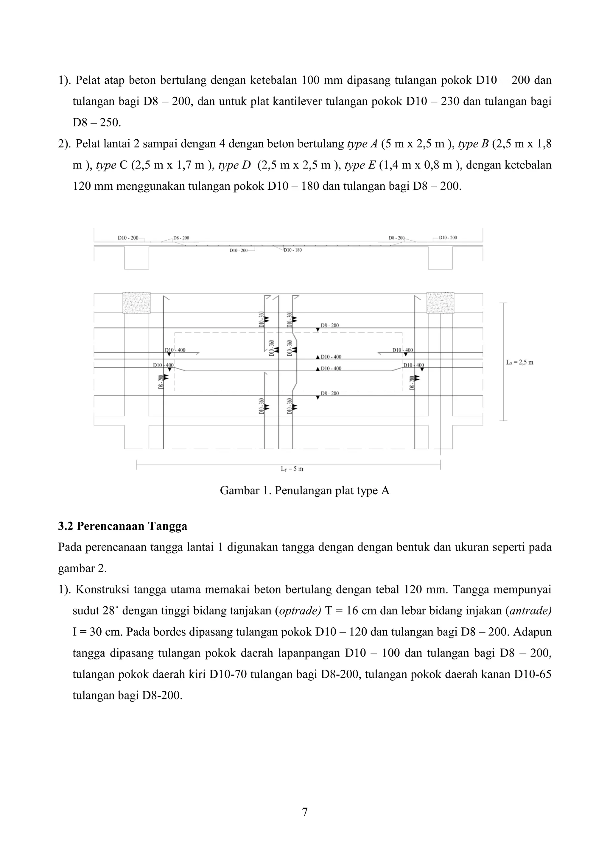 14 konstruksi beton bertulang gedung lantai 4 ums | PDF