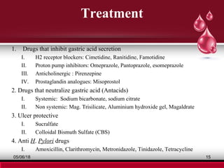 peptic ulcer & their new molecular target | PPT | Digestive Disorders ...