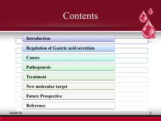 peptic ulcer & their new molecular target | PPT | Digestive Disorders ...