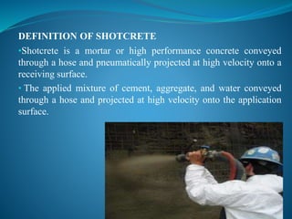 SHOTCRETE TECHNOLOGY | PPT