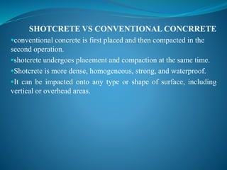 SHOTCRETE TECHNOLOGY | PPT