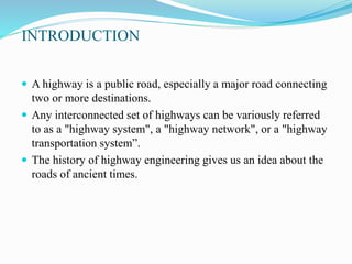 HIGHWAY NETWORK SYSTEM | PPTX