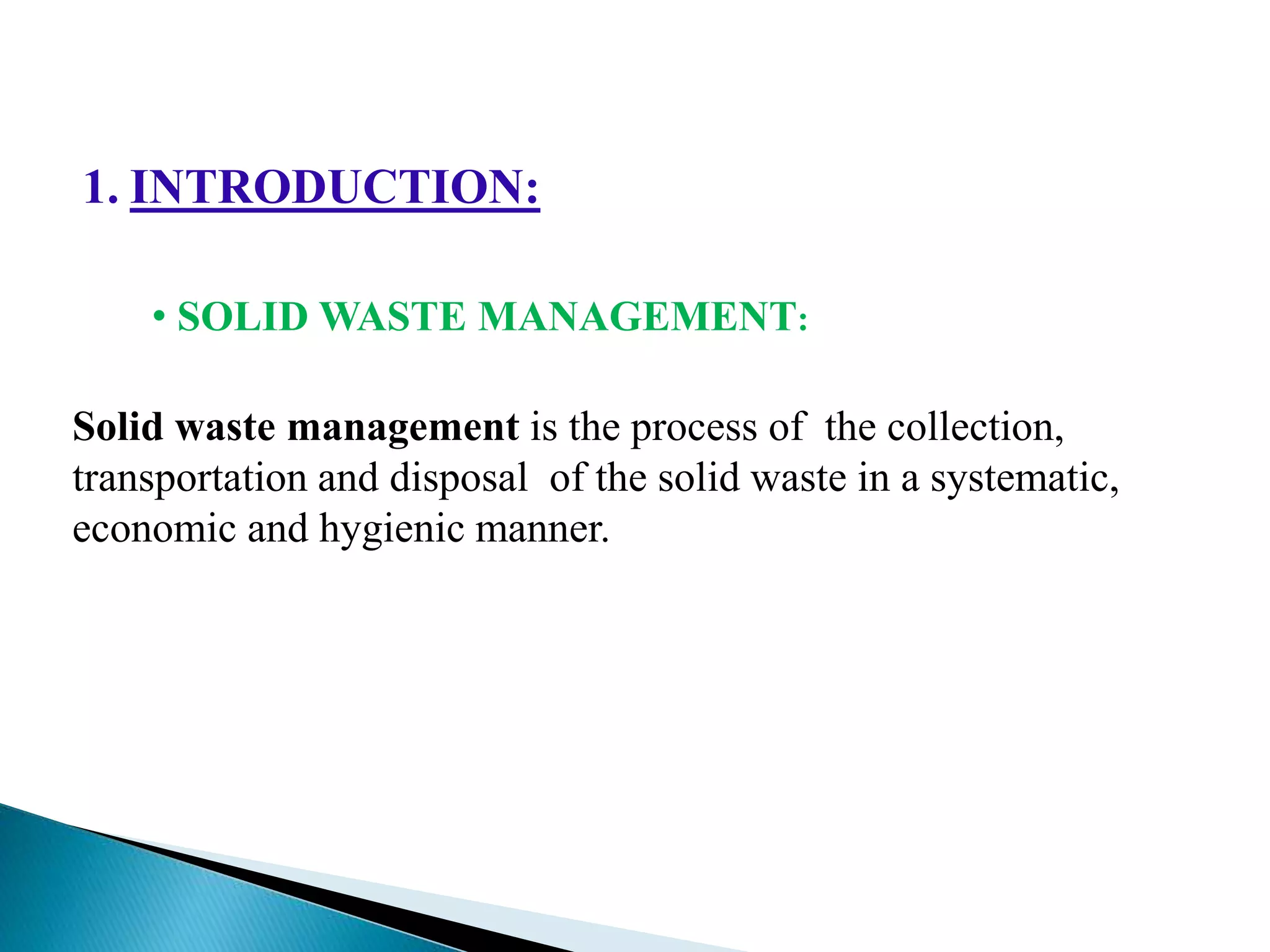 SOLID WASTE MANGEMENT | PPTX