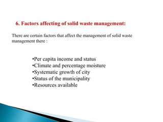 SOLID WASTE MANGEMENT | PPTX